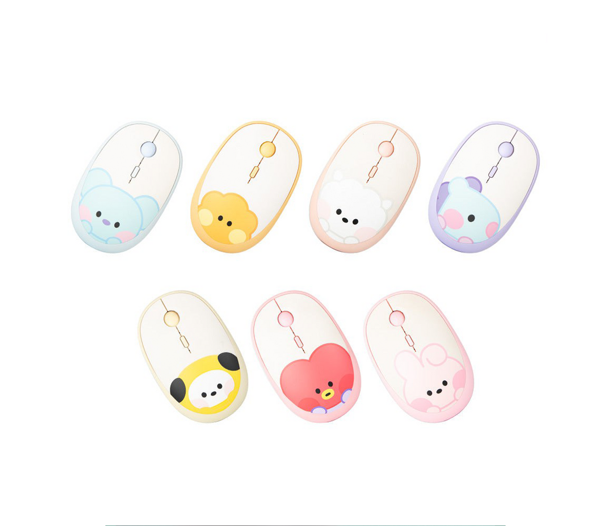 BT21 Minini Multi Pairing Wireless Mouse – Korea Box