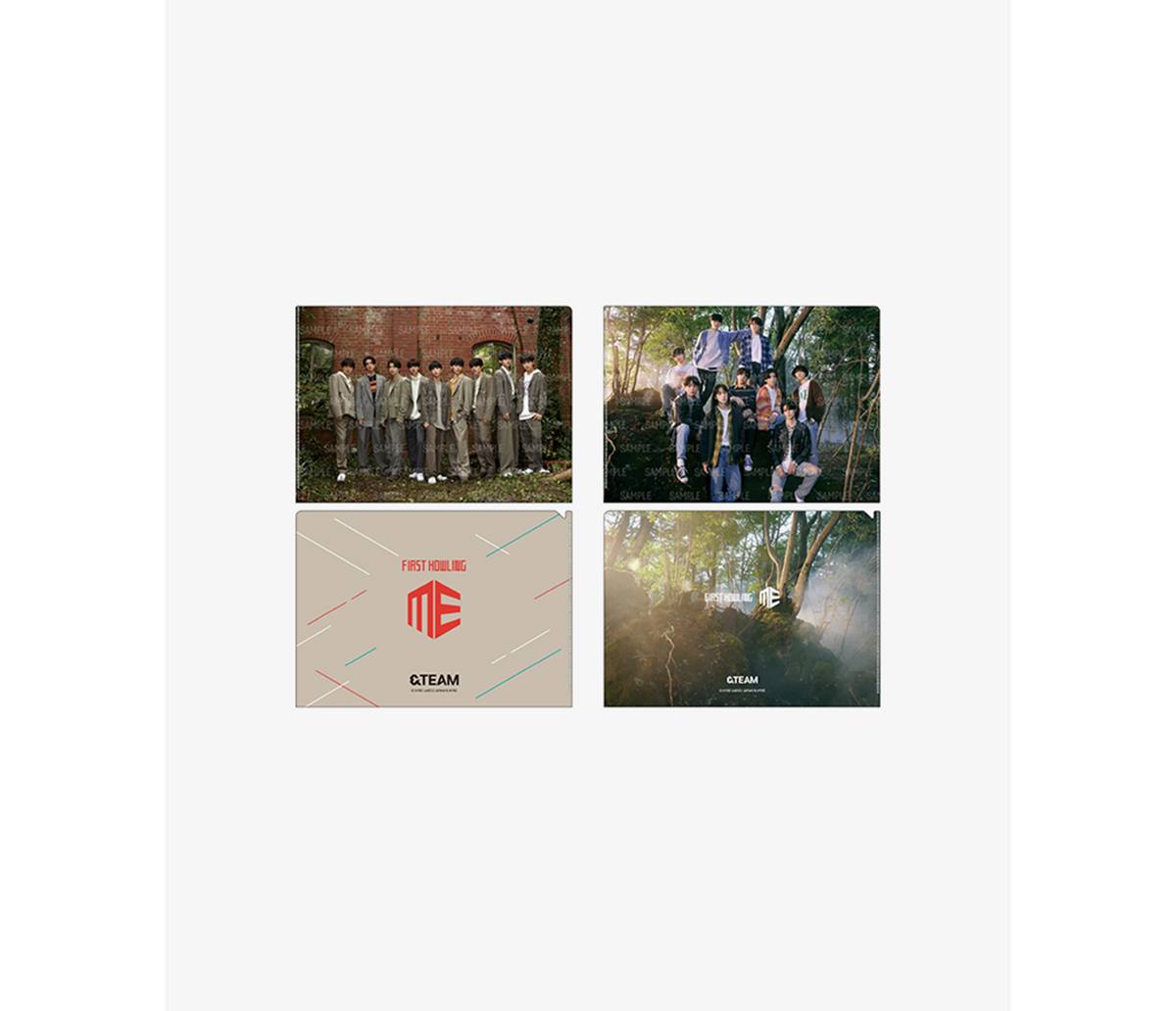 &TEAM - FIRST HOWLING : ME - Poster Clear File – Korea Box