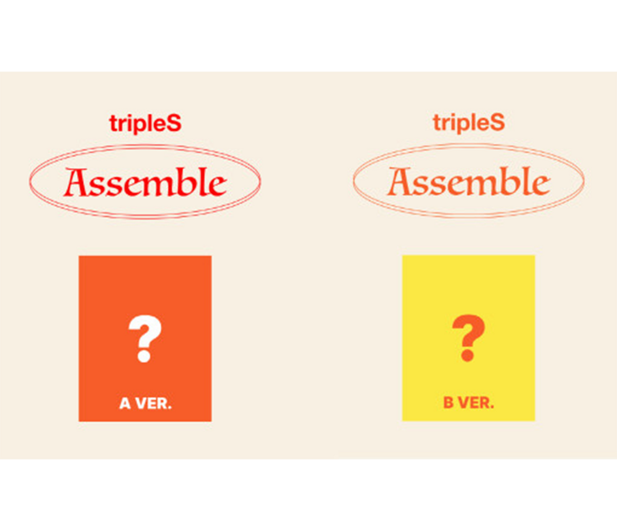 tripleS - Mini [ASSEMBLE] Random ver. – Korea Box